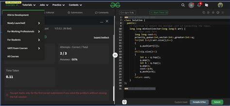 Day 1 Of Geeksforgeeks Coding Challenge Hitanshu Saini Posted On The Topic Linkedin