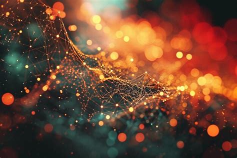 Premium Photo Abstract Low Poly Connection Lines Digital Technology Background