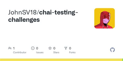 Github Johnsv18chai Testing Challenges