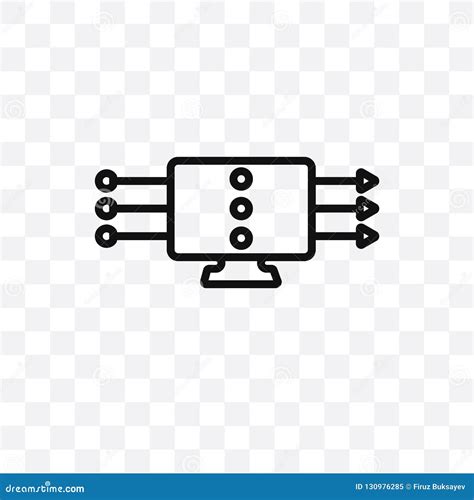 linear streaming icon from artifical intelligence outline collection
