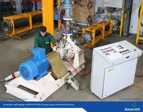 Api 610 Oh2 Pump On Performance Test Pump Library