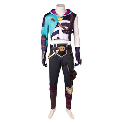 Arcane League Of Legends Ekko Combat Uniform Cosplay Costume Outfits