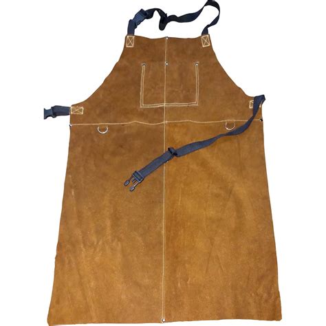 Ironton Leather Welding Apron — Extra Large Brown Northern Tool