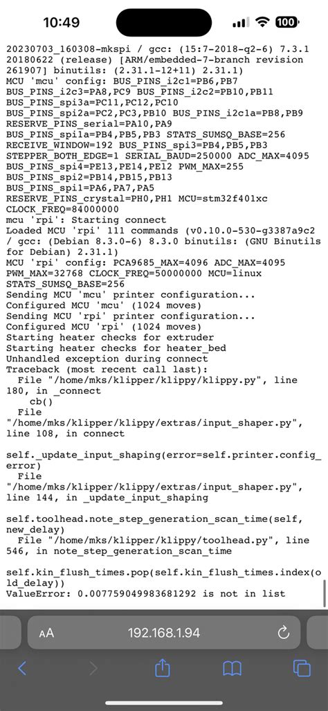 Mcu Shutdown Timer Too Close Relegooneptune4