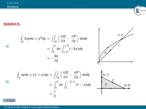 Solved Exercises Line Integral PDF