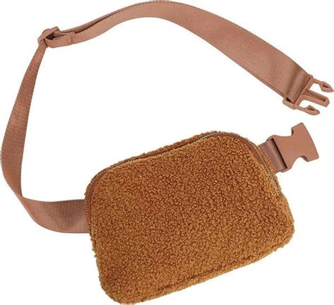 Fashnzfab Lola Boucle Sherpa Slingbelt Bag