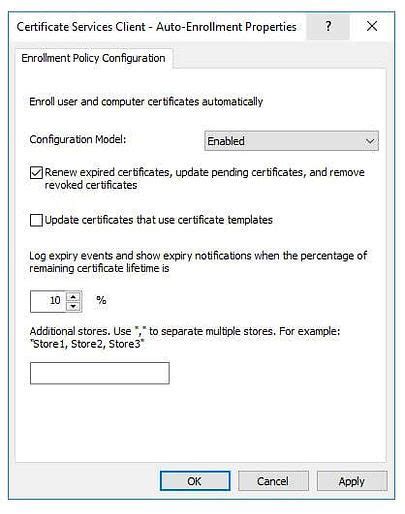 Issue And Auto Enroll Client Authentication Certificate For Sccm Clients Techuisitive