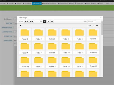 File Manager Problem Core Developers Prestashop Forums