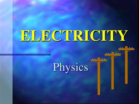 Ppt Fundamentals Of Electricity Powerpoint Presentati Vrogue Co