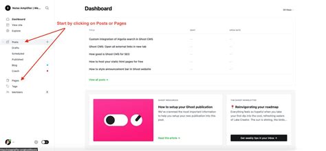 How To Create Private Links In Ghost CMS
