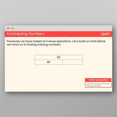 Year 5 Find Missing Numbers Teaching Ppt Resource Classroom Secrets