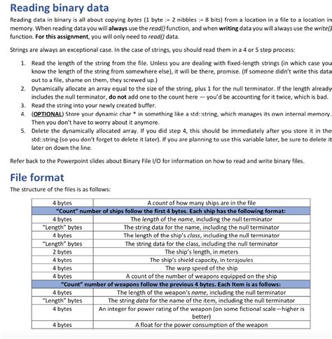 Reading Binary Data Reading Data In Binary Is All