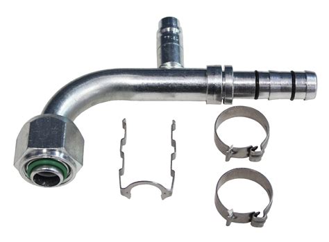 Automotive Ac Hose Fitting Ez Clip 6 Female 90 High Charge Port 70r80
