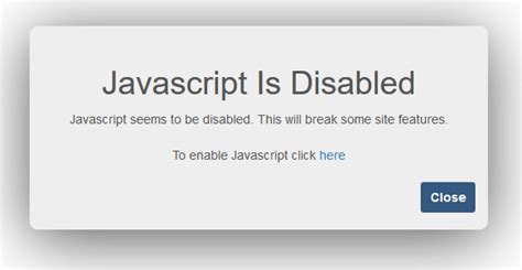 Javascript Is Disabled Message Flashes Briefly When Using Firefox R