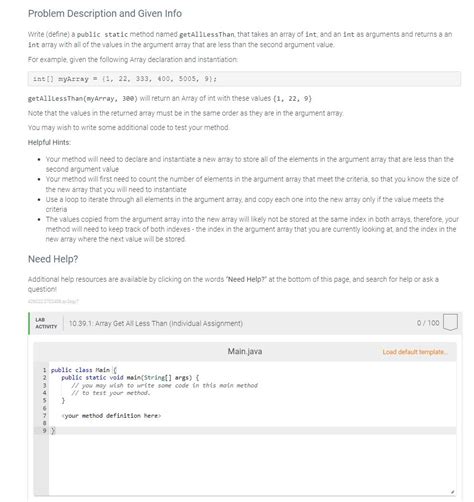[solved] problem description and given info write define a public