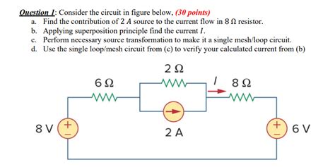 Solved Ouestion 1 Consider The Circuit In Figure Below 30 Chegg Com