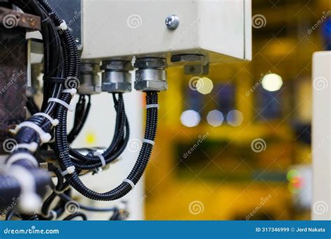 Electric Terminal Box Of Machine Stock Image Image Of Manufacturing Engineer 317346999