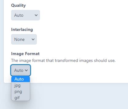 Craft Webp Not Available In Image Transformations Although Set Up Craft CMS Stack Exchange