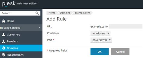How To Proxy Requests From Domains To Docker Container In Plesk Support Cases From Plesk