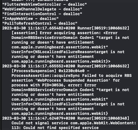 the operation couldn t be completed on ios · issue 1605 · pichillilorenzo flutter