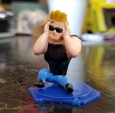 Cartoon Network Johnny Bravo Figure Office Cake Décor 4609844982
