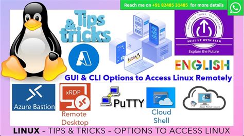Gui And Cli Options To Access Linux Remotely In English Tips And Tricks Azure Youtube