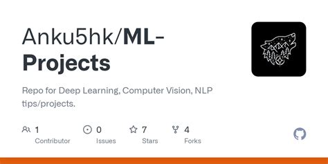 github anku5hk ml projects repo for deep learning computer vision nlp tips projects
