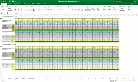 Excel Resource Planning Template Excel Templates