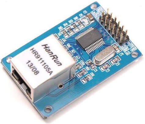 ENC J Ethernet Module SPI Interface Board For Arduino Microcontroller MCU Development