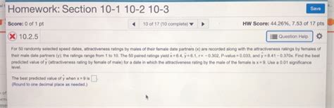 Solved Homework Section 10 1 10 2 10 3 Save Score 0 Of 1
