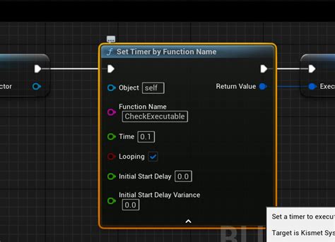 【ue5】 Set Timer By Function Name