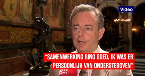 Bart De Wever Reageert Op Vertrek Van Peel