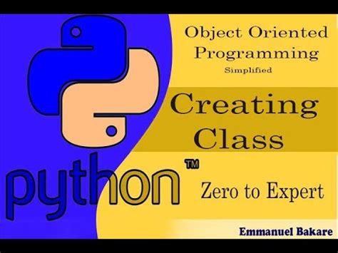 65 02 OOP Simplified Creating A Class Mp4 YouTube