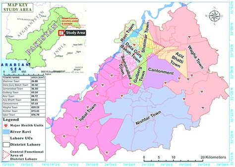 Lahore Map Powerpoint Template Ppt Slides 44 Off