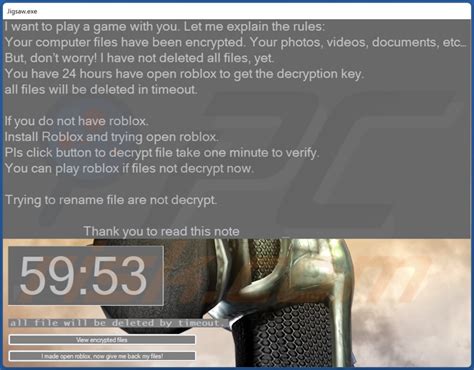 Roblox Ransomware Decryption Removal And Lost Files Recovery
