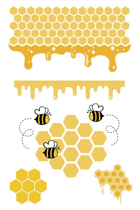Honeycomb Svg Honey Drip Svg Honey Svg Masterbundles