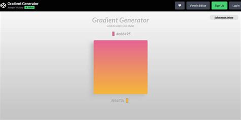 The Best Gradient Generators And Libraries Css Author