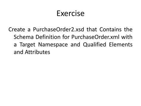 Service Oriented Architecture Unit 1 Xml Schema Ppt
