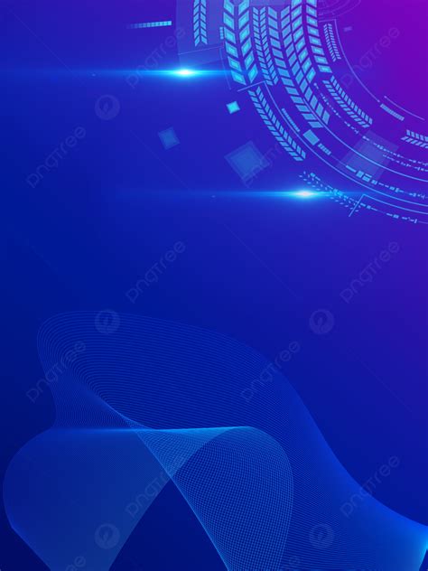 Simple Blue Gradient Technology Background Papel De Parede Para Download Gratuito Pngtree