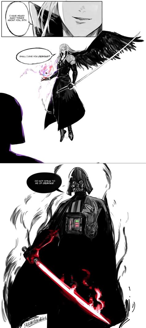 Darth Vader Vs Sephiroth Crossover Star Wars Images Star Wars