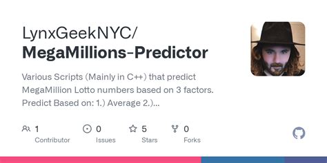 Megamillions Predictorpredict Nonecpp At Main · Lynxgeeknyc