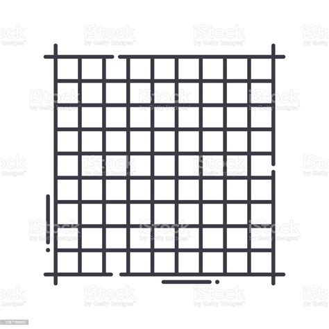 픽셀 그리드 아이콘 선형 격리 된 그림 얇은 줄 벡터 웹 디자인 기호 흰색 배경에 편집 가능한 스트로크와 개요 개념 기호 개체
