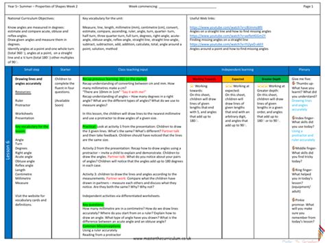 Year 5 Summer Shape Week 2 Differentiated Resources Wr 3 0 Style Teaching Resources