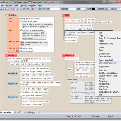 Organise Your Hacks With Treesheets An Open Source Hierarchical