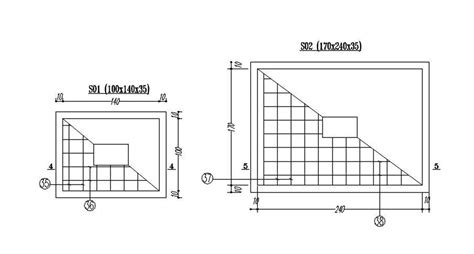 Cross Section Of Footing Details In Autocad Drawing Cad File Dwg File Cadbull