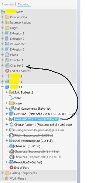 Promote Demote Feature To From Assembly Autodesk Community