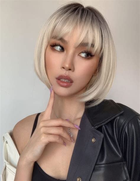 25 Edgy Short Bobs With Wispy Bangs Styleoholic