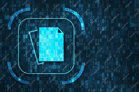 Premium Photo Document Management System Dms And Files Storage Illustration With Binary Code