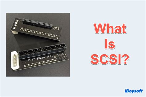What Is Scsi And How Does Scsi Work And What Is Scsi Vs Sata