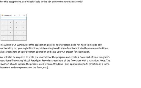 Solved For This Assignment Use Visual Studio In The VDI Chegg